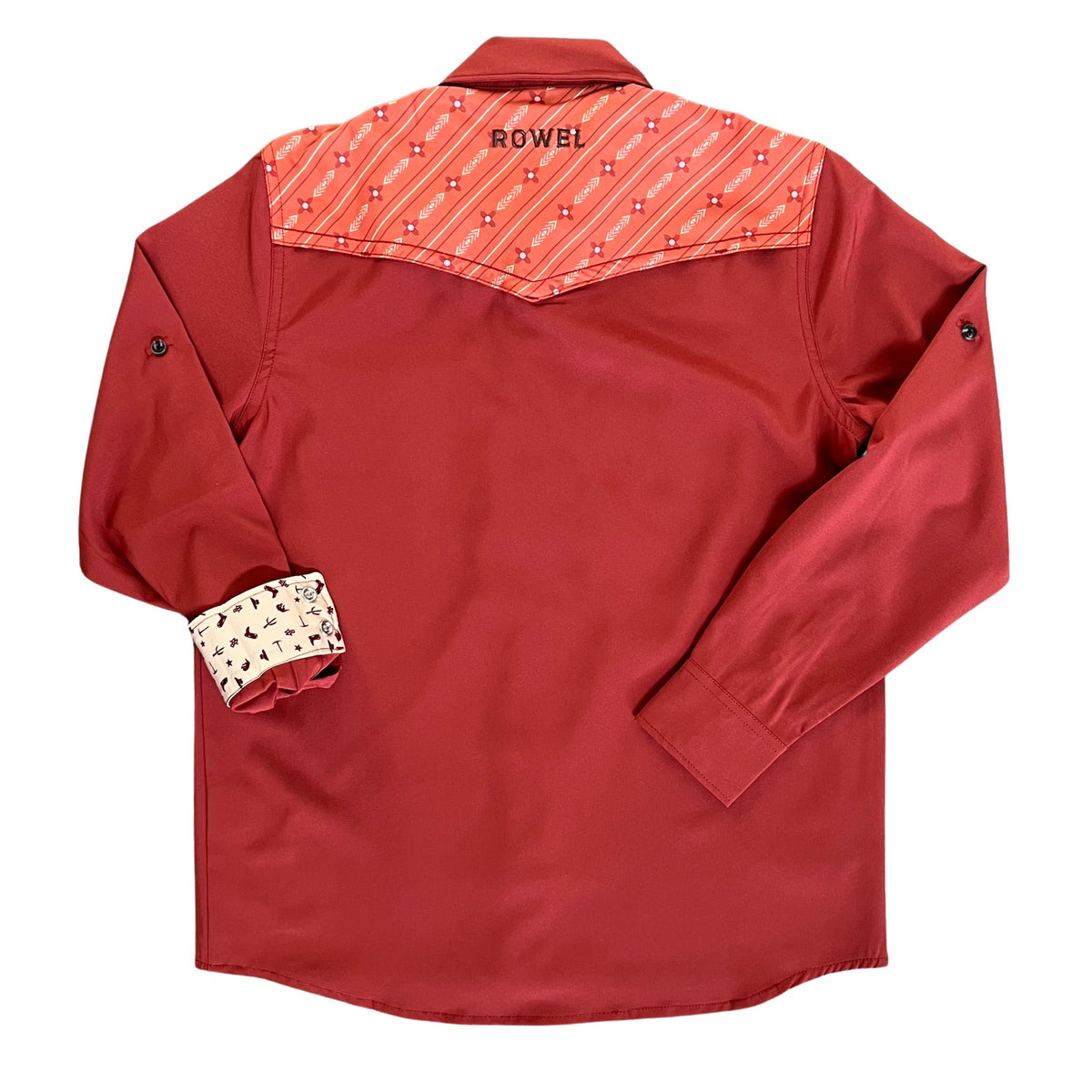 Boys Barn Red Western Shirt | Rowel Western – Rowel Western Wear