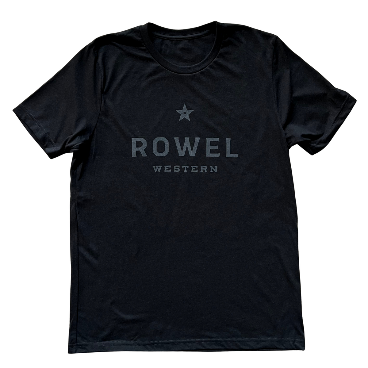 Black T Shirt | Rowel Logo | Rowel Western – Rowel Western Wear